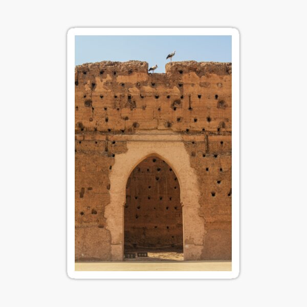 "Badii Palace, Marrakech. Morocco 10." Sticker for Sale by BENMBARK ...
