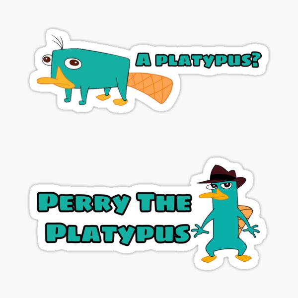 "Perry the Platypus" Sticker for Sale by leas9ocz | Redbubble