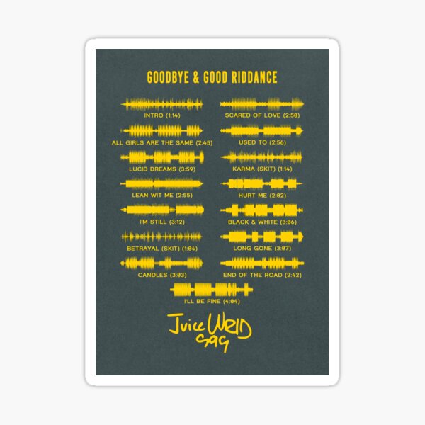 "Goodbye & Good Riddance" Sticker for Sale by Michelegaskeun | Redbubble