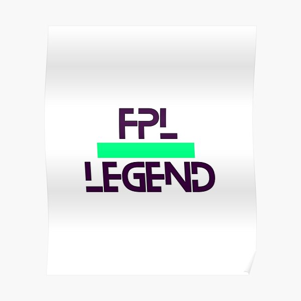 "FPL Legend purple text green patch and white background fpl manager ...