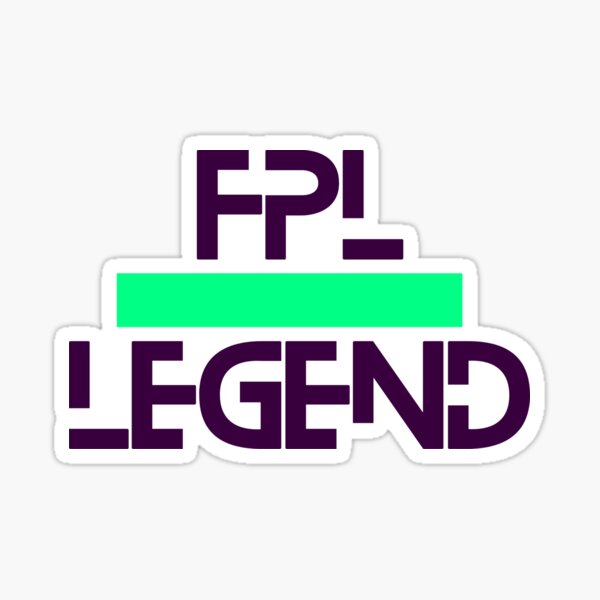 "FPL Legend purple text green patch and white background fpl manager ...