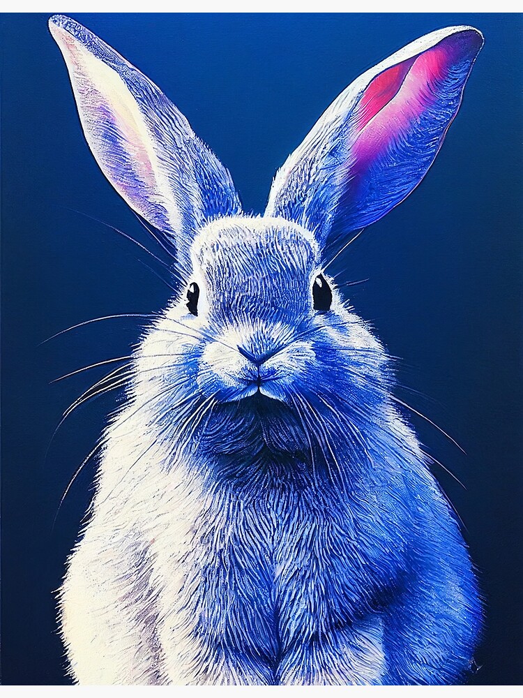 "Photorealistic rabbit art" Poster for Sale by UnlockingDesign | Redbubble