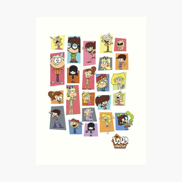"The Loud House Colorful Panels Logo" Art Print for Sale by leas9ocz ...