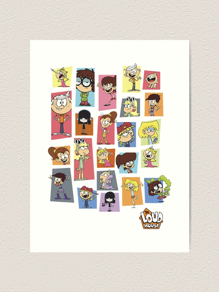 "The Loud House Colorful Panels Logo" Art Print for Sale by leas9ocz ...