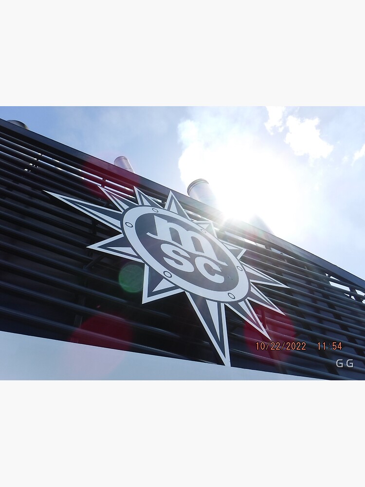 "MSC " Poster for Sale by G G | Redbubble