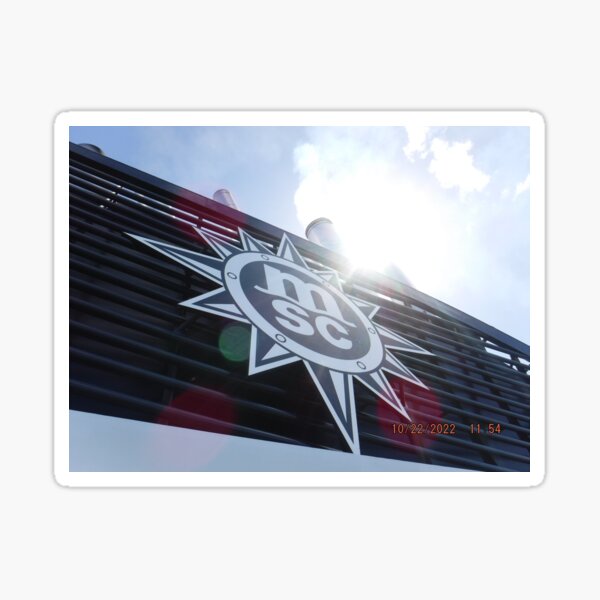 "MSC " Sticker for Sale by GloriaGranat | Redbubble