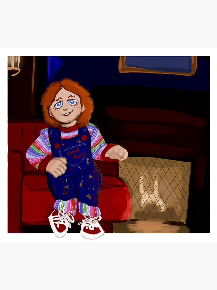 "Inside: Chucky" Sticker for Sale by PrismaGirl | Redbubble