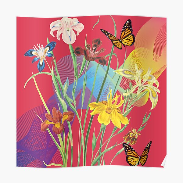 "Pink Wallpaper Art" Poster for Sale by gwaps | Redbubble