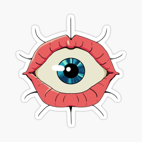 "Freaky One Eye N Lips" Sticker for Sale by KioskCala | Redbubble