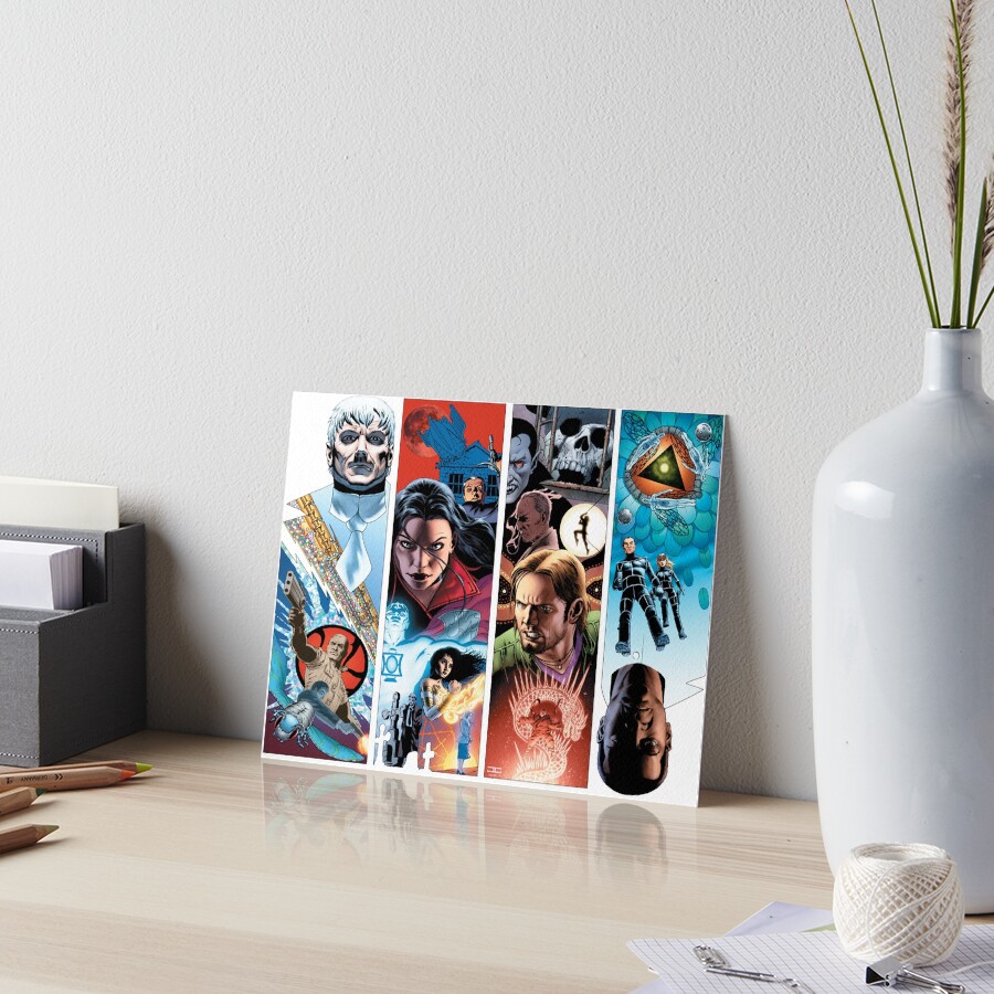 "planetary,comic,moon,rocket,house crash,desert,warren ellis,john ...