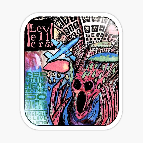 "levelling the land levellers " Sticker for Sale by steve-12 | Redbubble