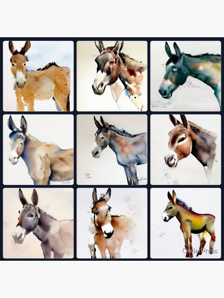 "Mule Pack" Sticker for Sale by CinderPress | Redbubble