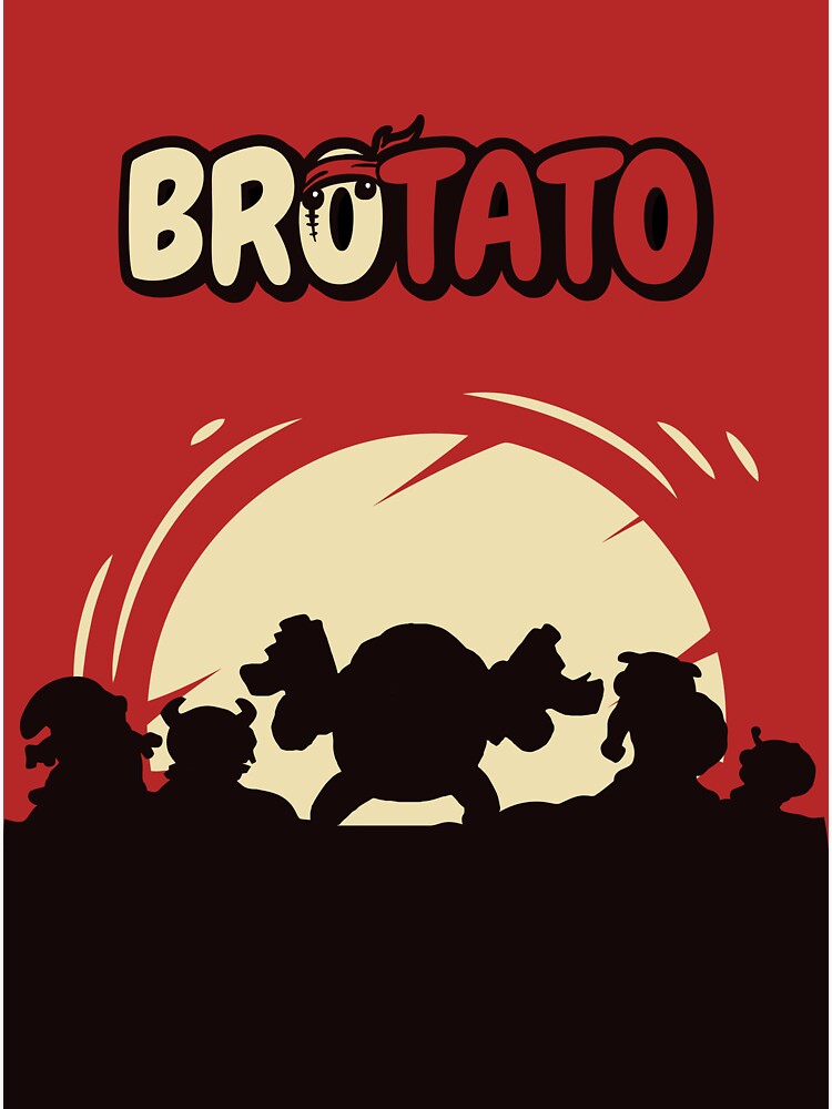 "Brotato Poster Art" Sticker for Sale by VectorzDude | Redbubble