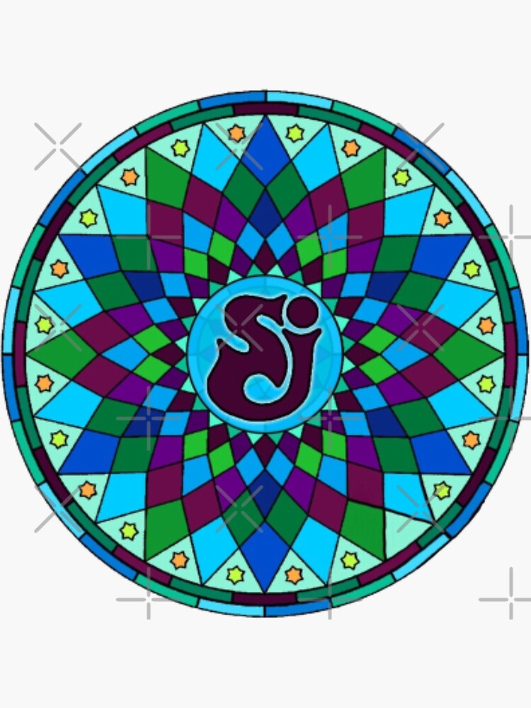 "SCI - String Cheese Incident - Star - Geometric Mandala - Psychedelic - Trippy" Sticker for ...