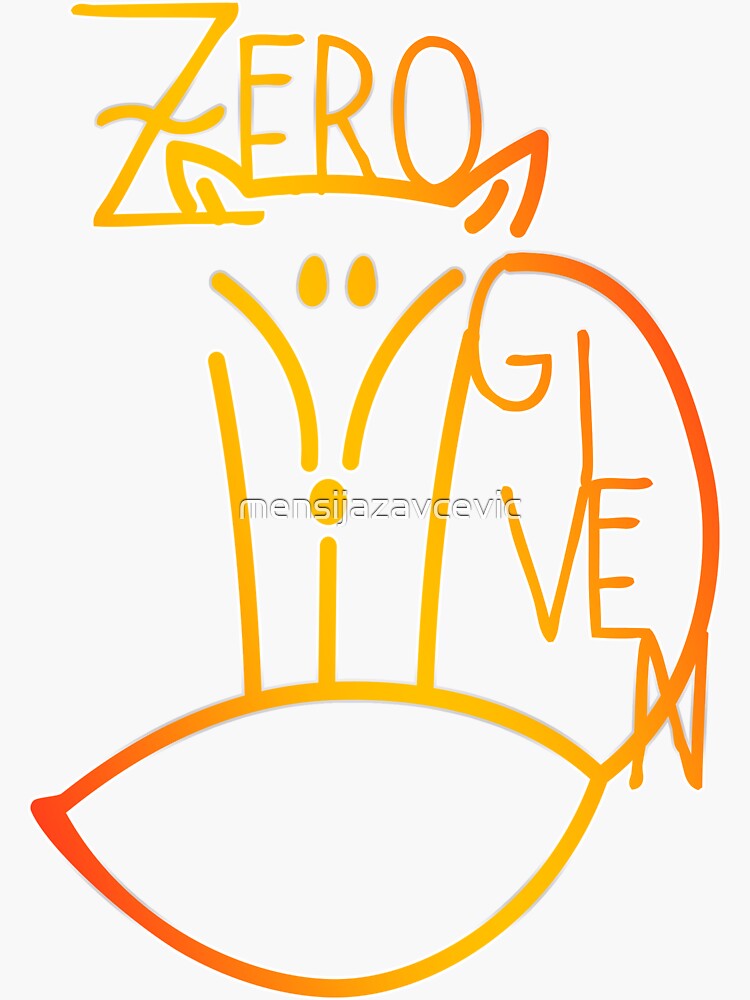 "Zero Fox Given " Sticker for Sale by mensijazavcevic | Redbubble
