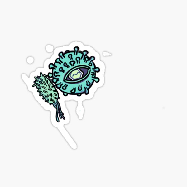 "Medical school design - Virus & Bacteria" Sticker for Sale by ...