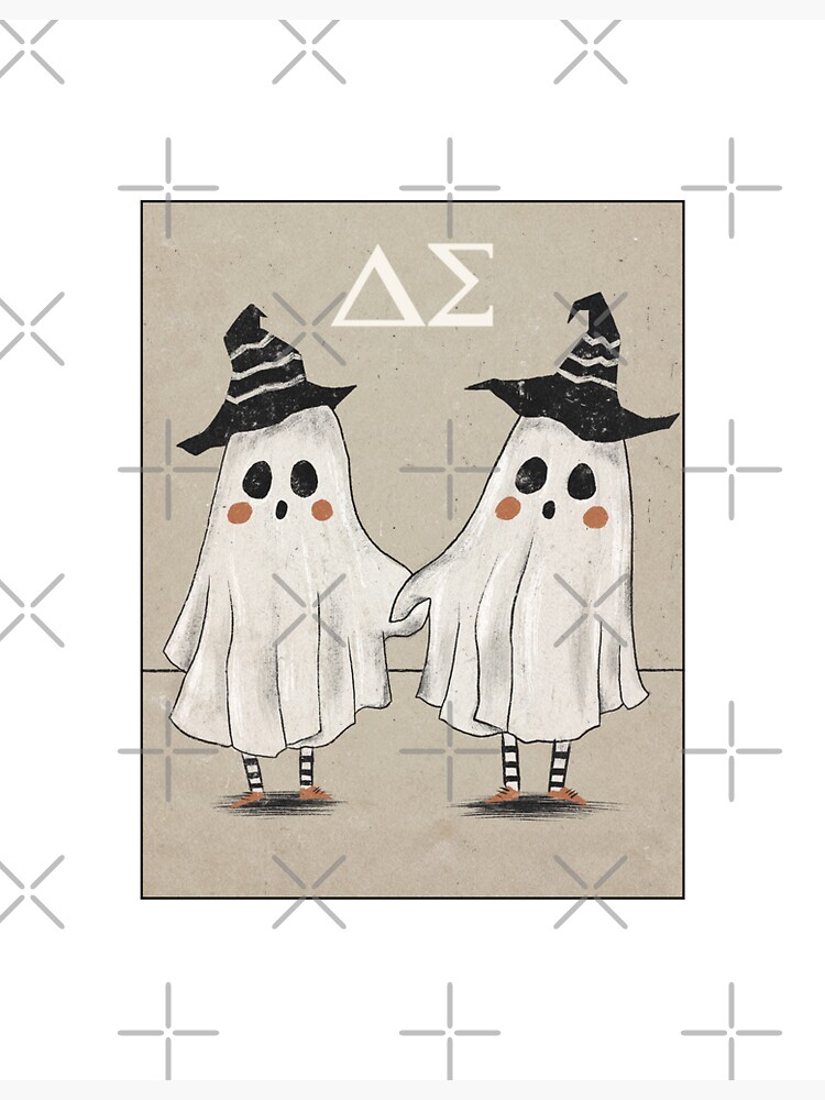 "Ghoul Sisters Delta Sigma 2022 Halloween Collection" Sticker for Sale ...
