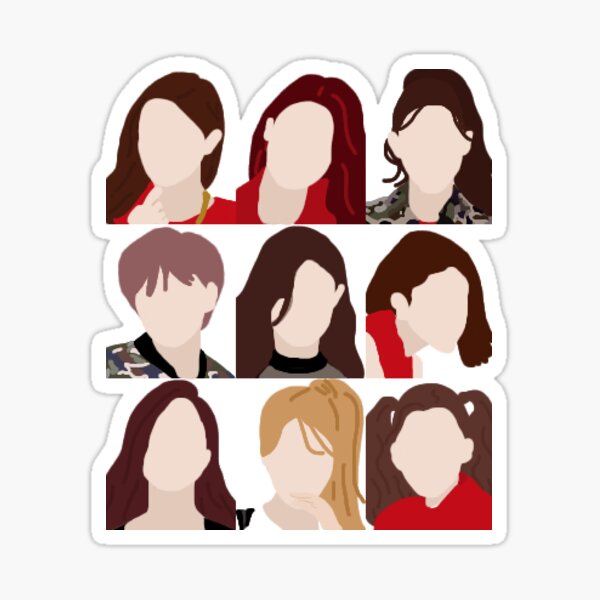 "[Twice] The story begins" Sticker for Sale by ale040504 | Redbubble