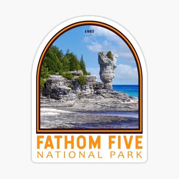 "Fathom Five National Park Canada Emblem" Sticker for Sale by ...