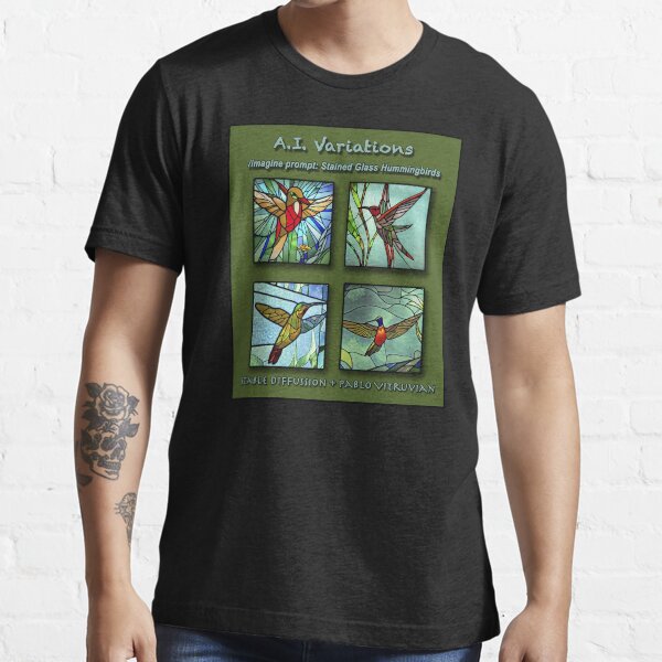 "Stained Glass Hummingbirds + Stable Diffusion, Dall-e, MidJourney - Ai ...