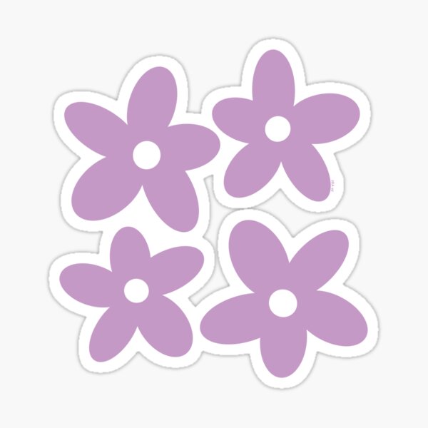"Violets" Sticker for Sale by sela-vie | Redbubble