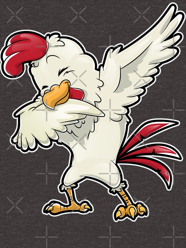 "Dabbing Chicken Shirt Dab Dance Chickens Funny Farming Farm Poultry ...