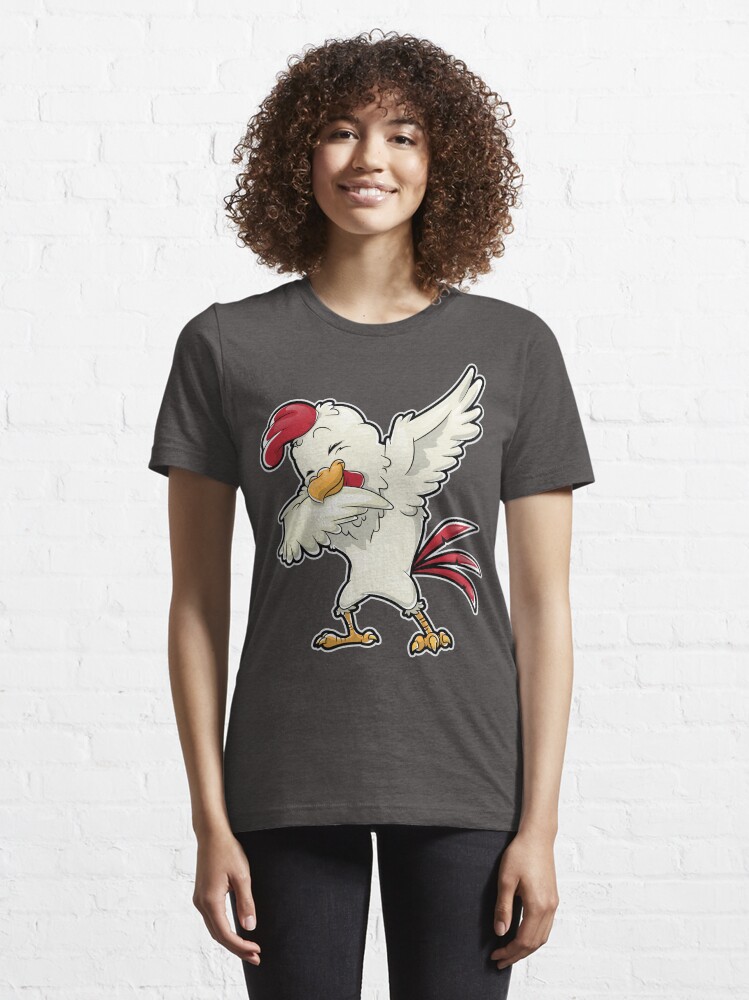 "Dabbing Chicken Shirt Dab Dance Chickens Funny Farming Farm Poultry ...