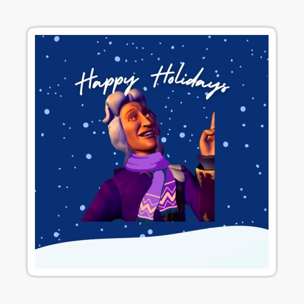 "Happy Holidays - Winter Preminger " Sticker for Sale by SereneSketches ...