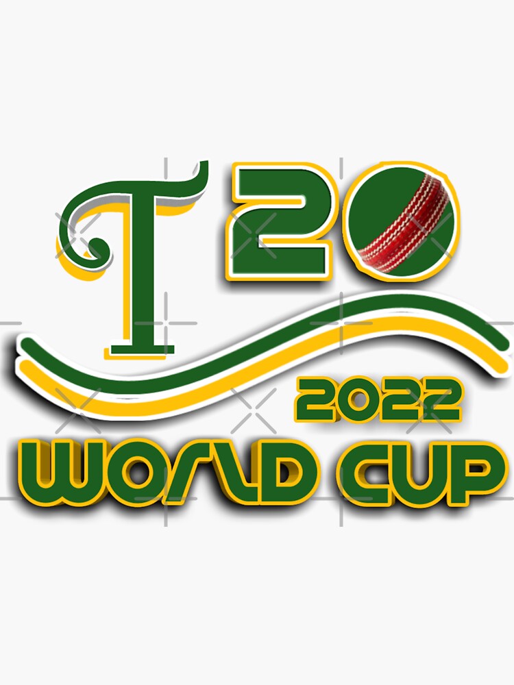 "T20 cricket world cup." Sticker for Sale by Holandagc | Redbubble