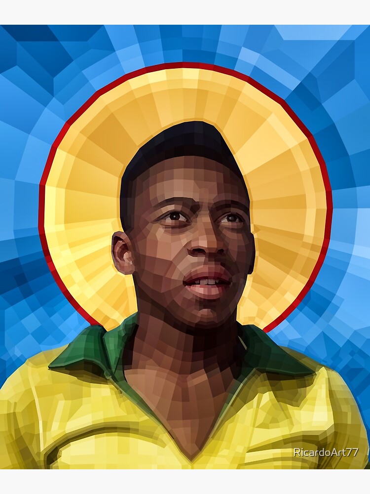 Póster «Pelé icono del fútbol brasileño» de RicardoArt77 | Redbubble