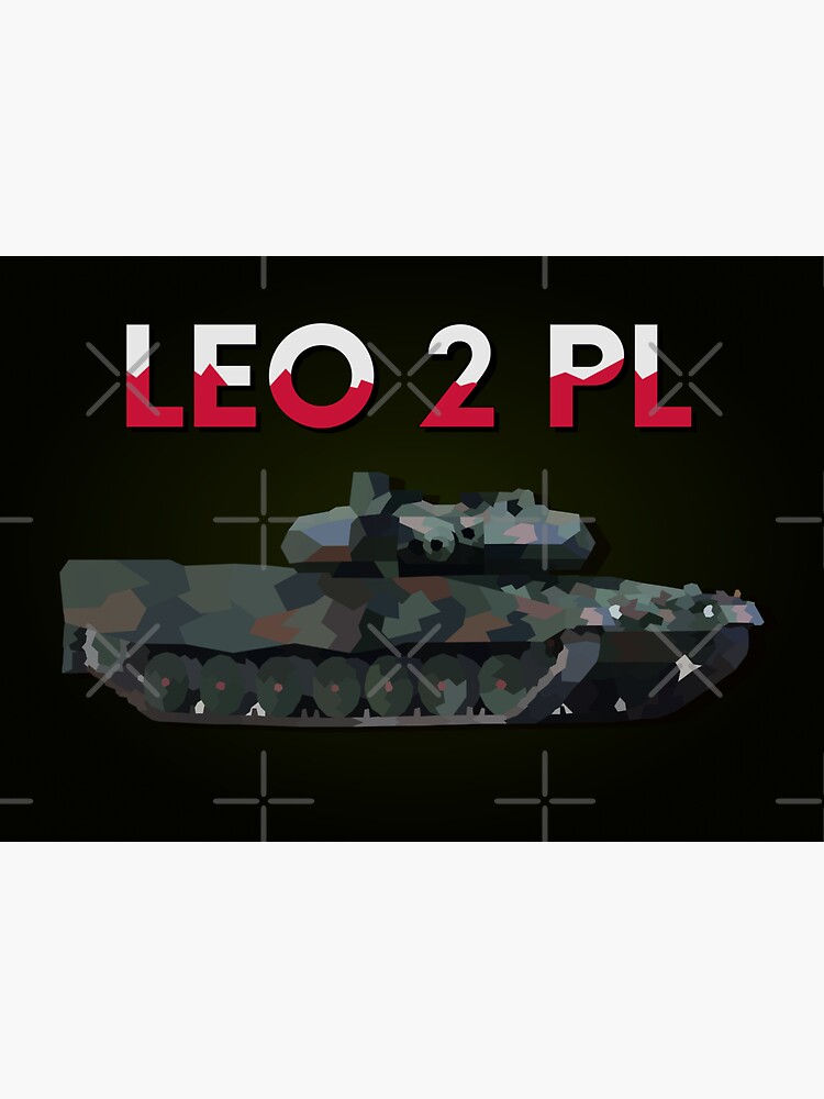 "Leopard 2PL Low Poly Art Gift" Sticker for Sale by Maldure | Redbubble