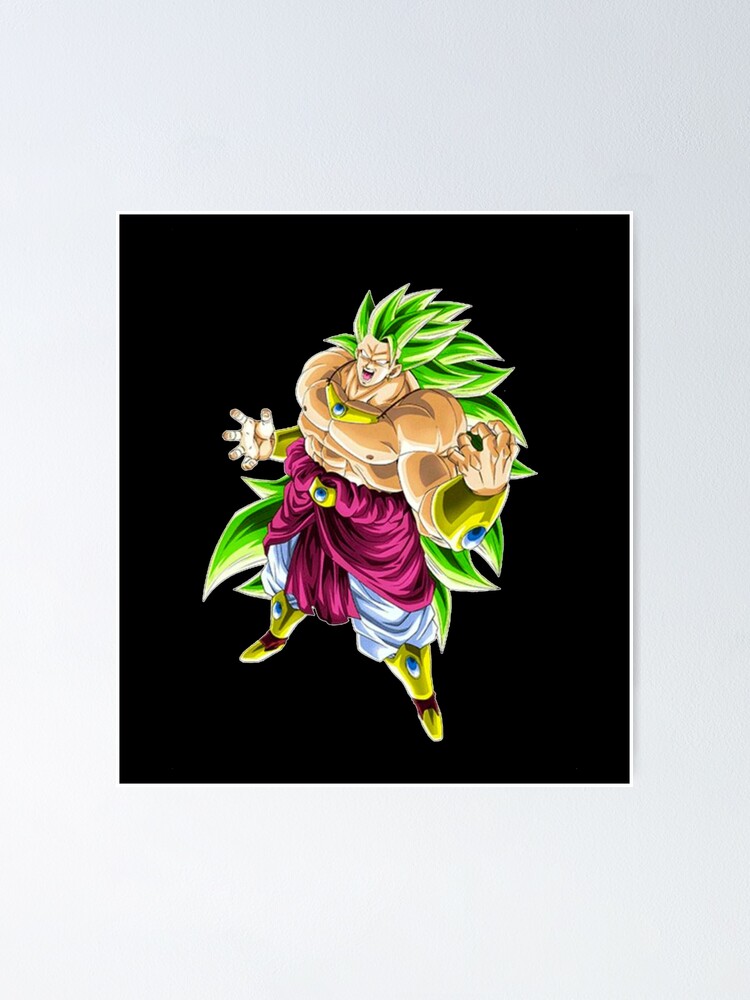 "broly" Poster for Sale by SatourHM | Redbubble