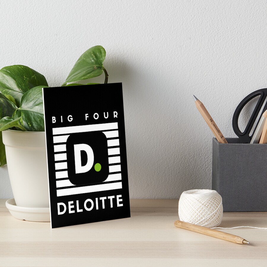 "Deloitte Logo Design for Deloitte T-Shirt & Sticker" Art Board Print ...