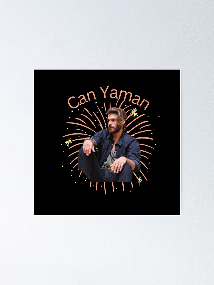 "Can Yaman - Turkish Actors" Poster for Sale by TurkishDramaHL | Redbubble