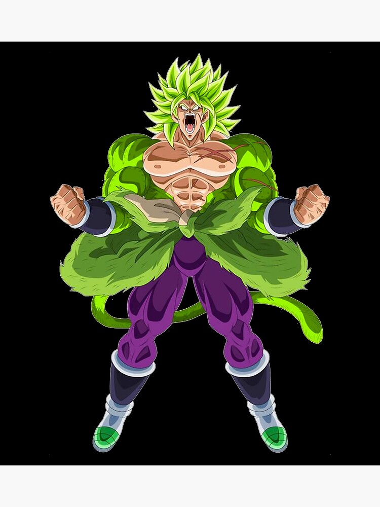"broly" Poster for Sale by SatourHM | Redbubble