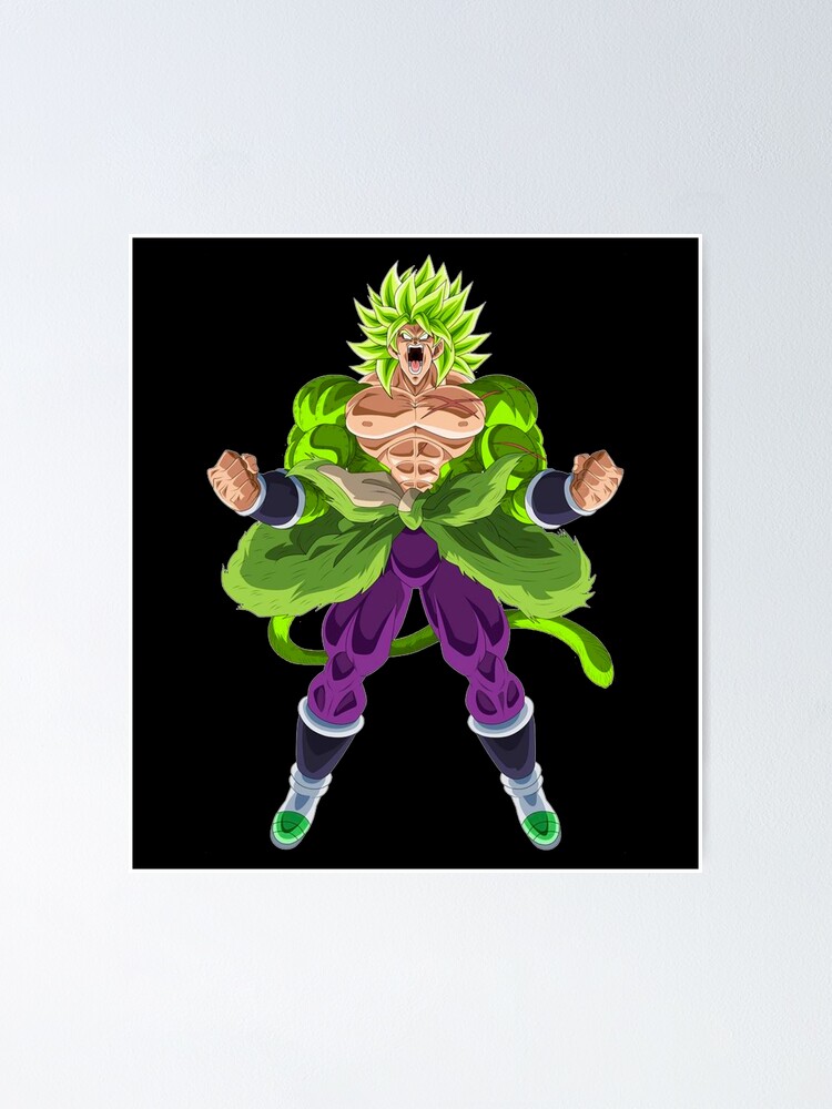 "broly" Poster for Sale by SatourHM | Redbubble