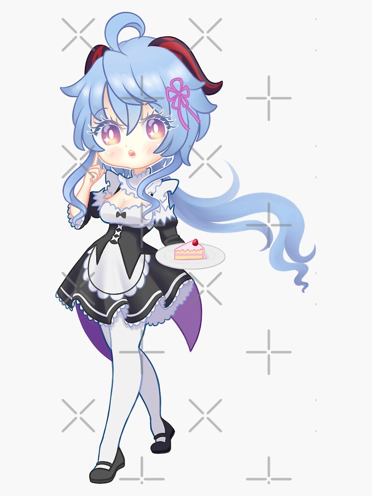 "Ganyuu Rem clothes" Sticker for Sale by ds-luffy | Redbubble