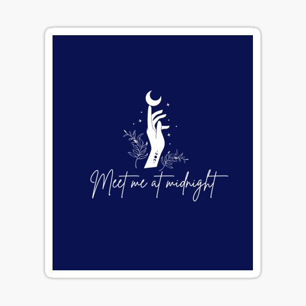 "Meet me at midnight - Taylor Swift | Midnights 3" Sticker for Sale by ...