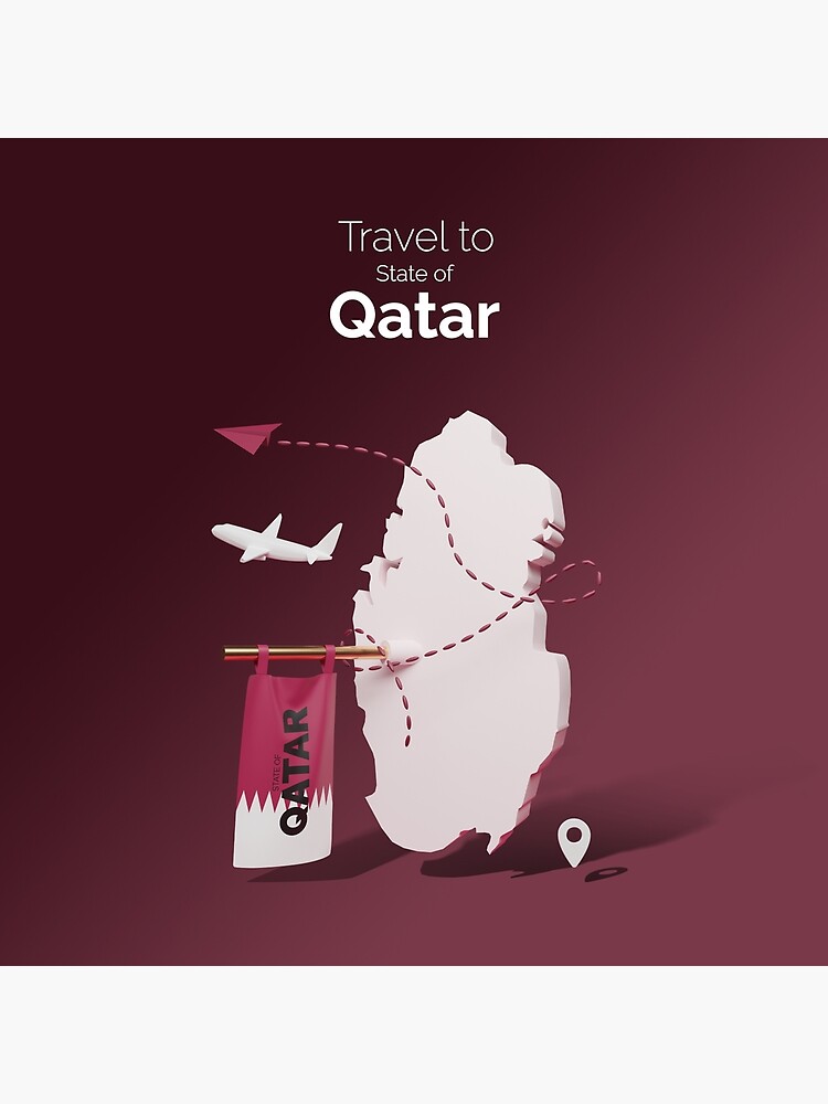 "Welcome to Qatar" Poster for Sale by Art-Zhela | Redbubble