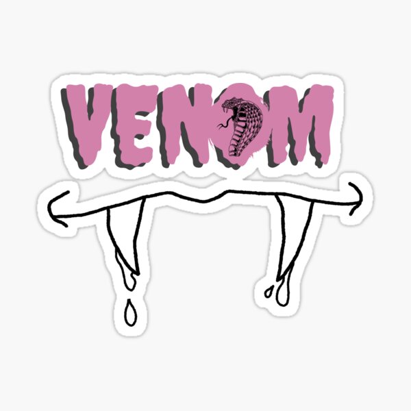 "Venom" Sticker for Sale by KL-Designs1 | Redbubble