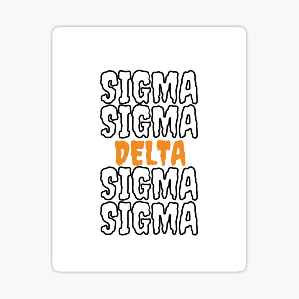 "Delta Sigma Spooky 2022 Halloween Collection" Sticker for Sale by ...