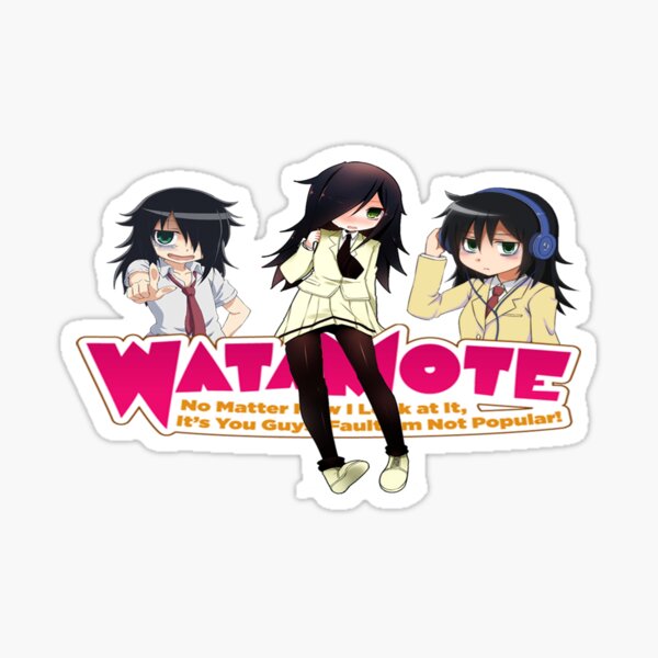 Watamote Stickers | Redbubble