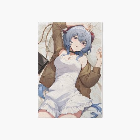 Lámina rígida «Impacto de Ganyu Genshin en decúbito supino» de genshinwaifus | Redbubble