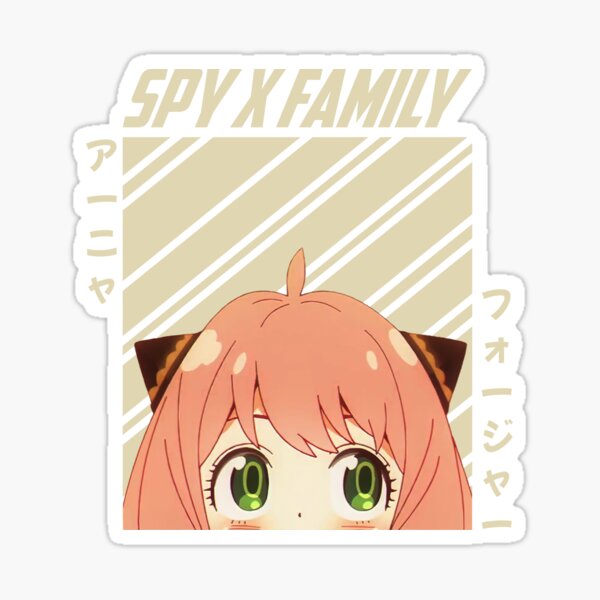 "Spy x Family - Anya Forger" Sticker for Sale by AH1Design | Redbubble