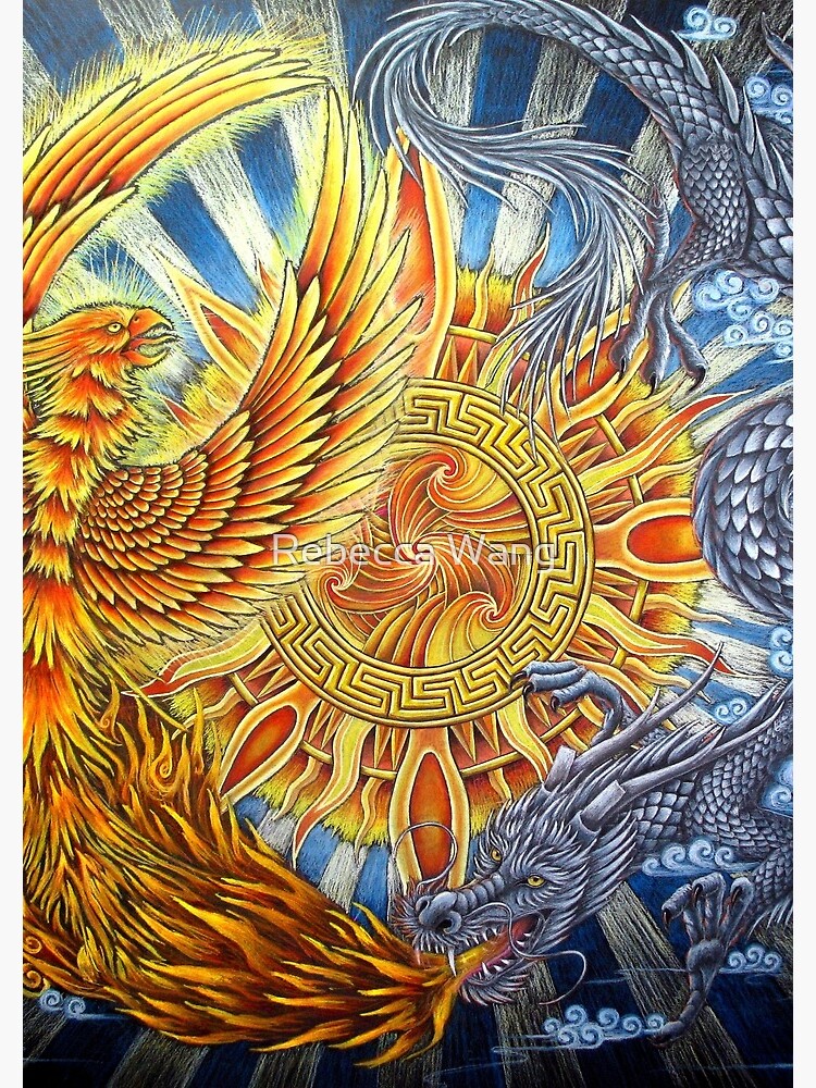 "Chinese Phoenix and Dragon Mandala" Journal for Sale by lioncrusher ...