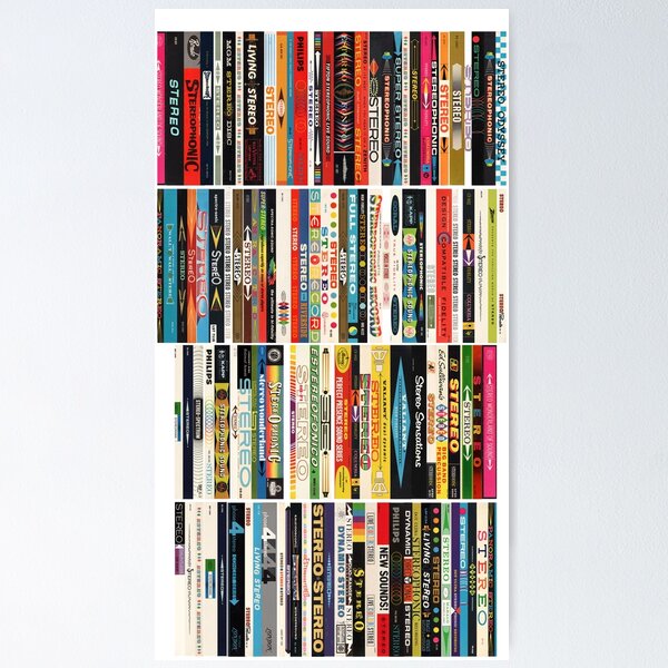 "The Spines, Vinyl Collection design, for Record Lovers~" Poster for ...