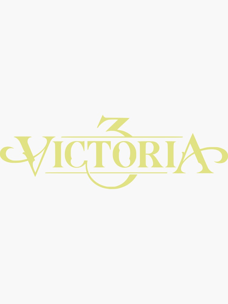 "Victoria 3 - Vic3 Logo IV" Sticker for Sale by Brother-B-Brown | Redbubble