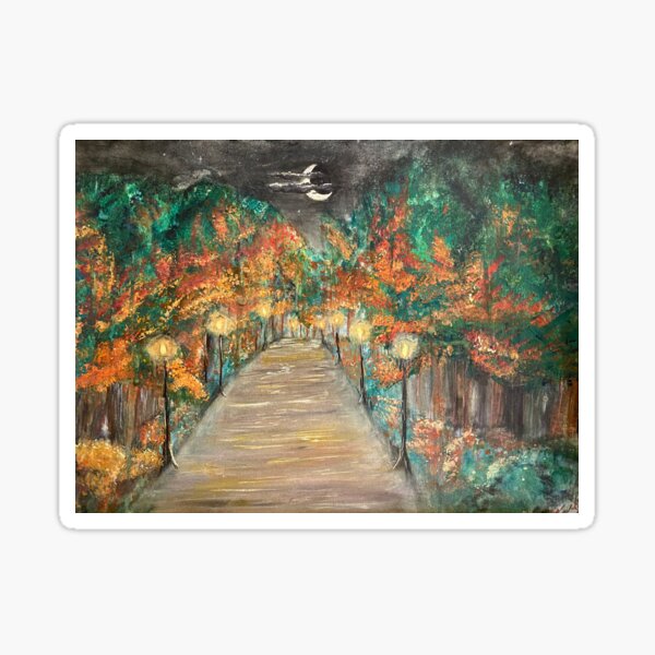 "Rainy Path" Sticker for Sale by Phooo | Redbubble