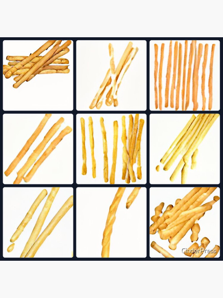 "Breadstick Pack" Sticker for Sale by CinderPress | Redbubble