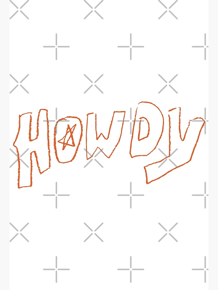 "Ryan Trahan Merch Howdy Logo" Poster for Sale by AfafShopy | Redbubble